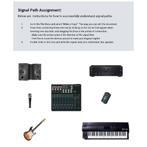 Signal path assignment
