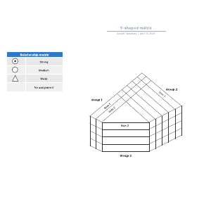 Y-shaped matrix
