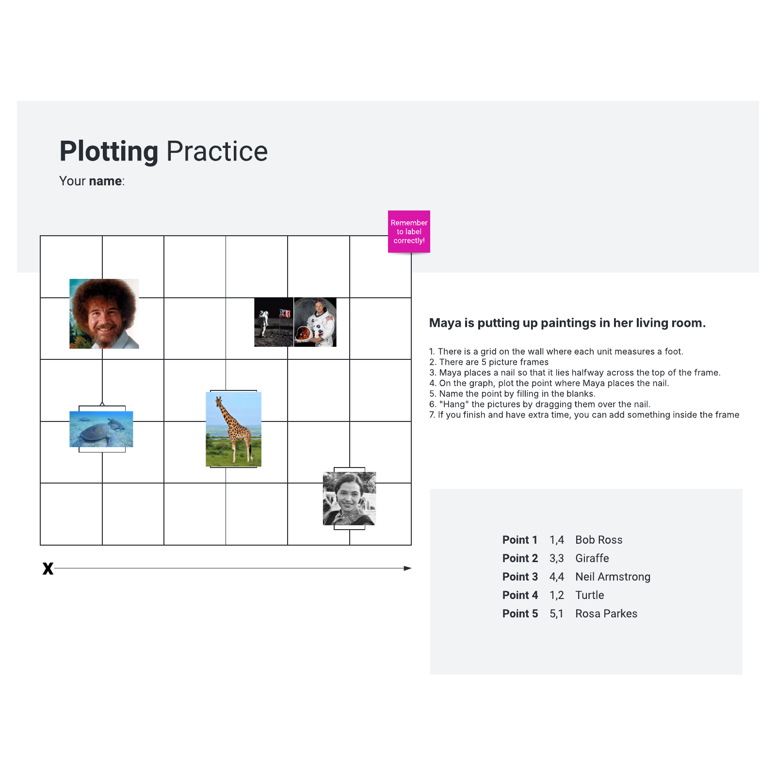 Plotting Practice Lucidchart 
