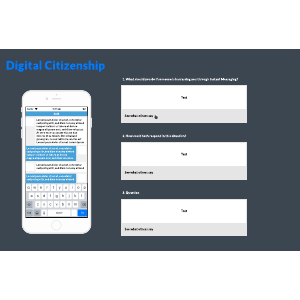 Digital citizenship Worksheet