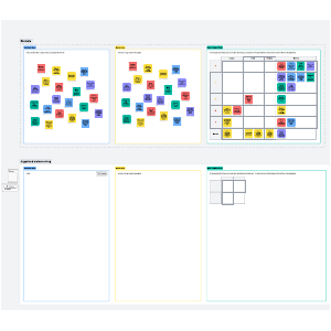 Brainstorming Template with Dynamic Matrix