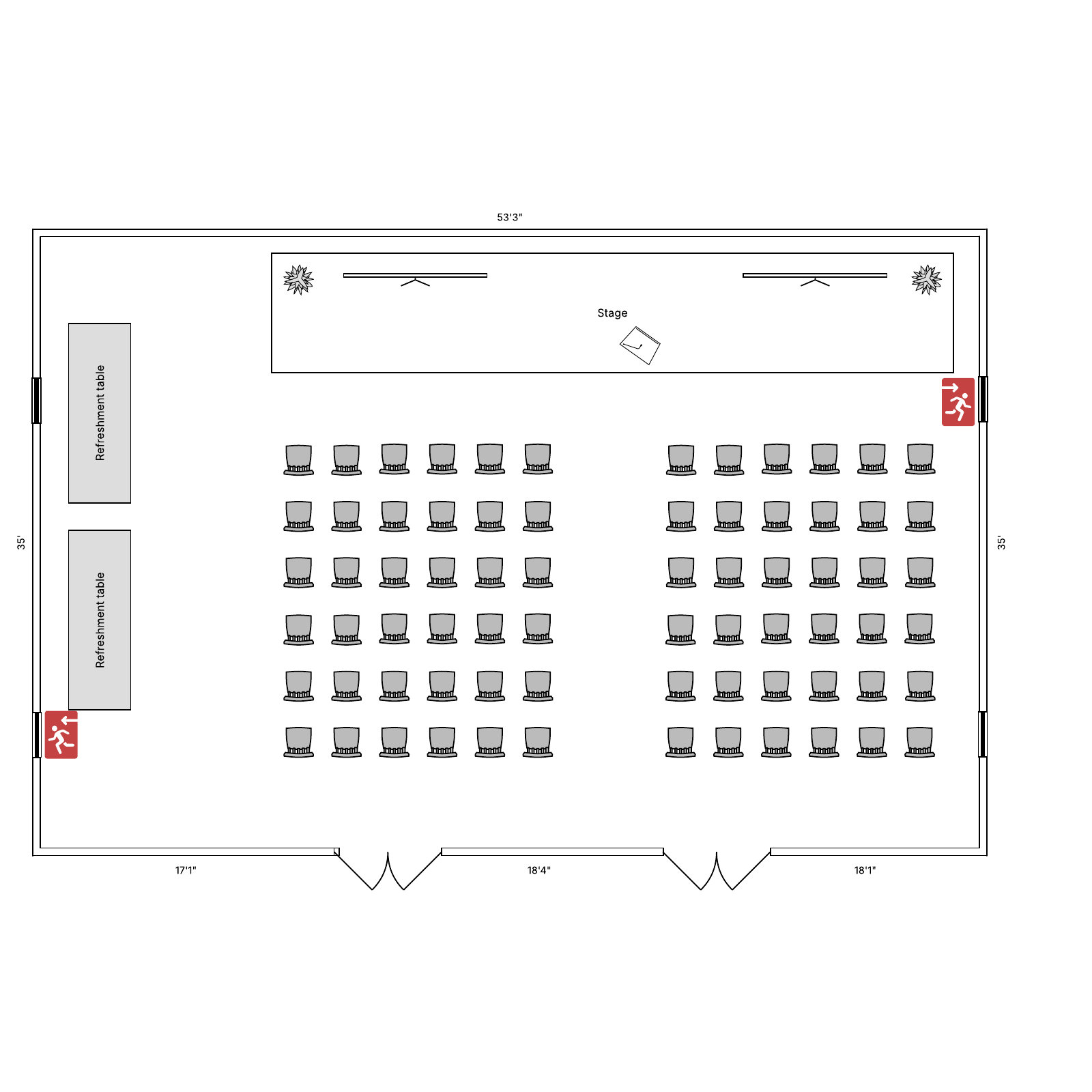 Room Diagram Template