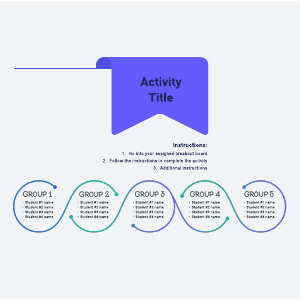 Group/partner work template