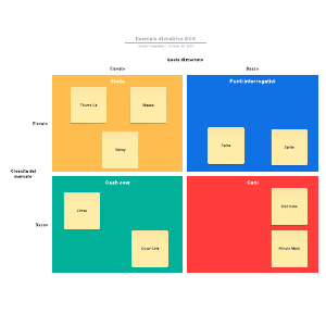 Esempio di matrice BCG