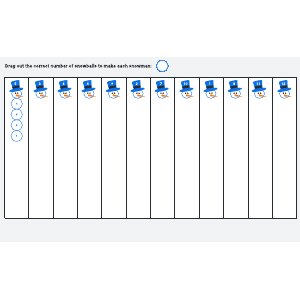 Snowman number practice