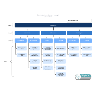 Risk breakdown structure example | Lucidchart