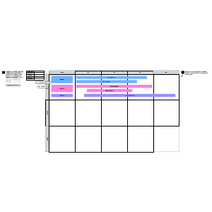 Gantt chart with quarters