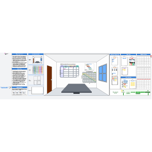 Multi-room scrum team space
