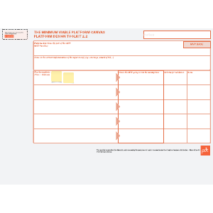 Minimum viable platform canvas