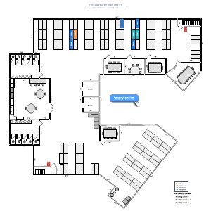 Office layout by dept. and OS