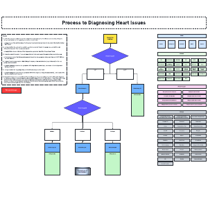 Interactive process map - diagnosing heart issues