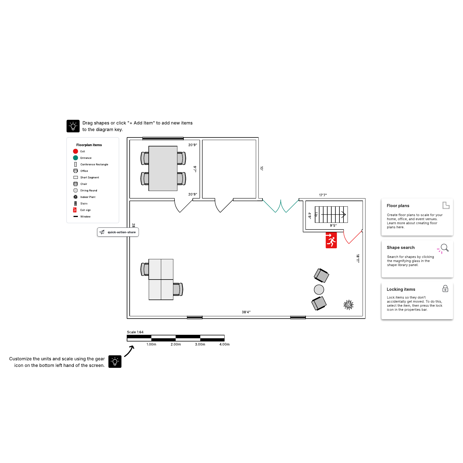 Office floor plan