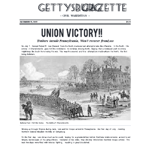 Historical newspaper article