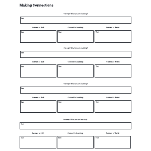 Making connections columns
