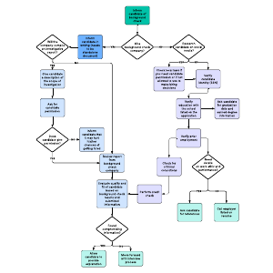 Background check process flow example